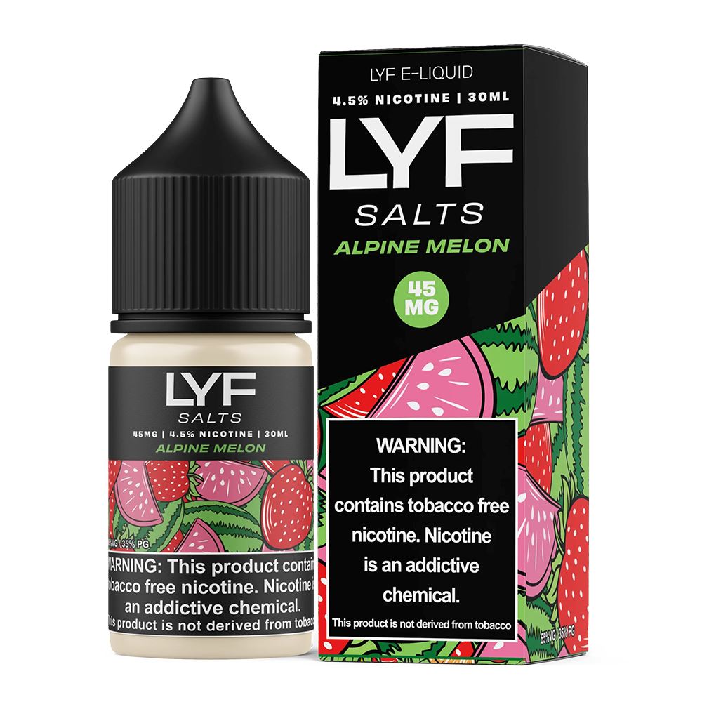 Alpine Melon | LYF Salts | 30mL | Flawless Vape Shop