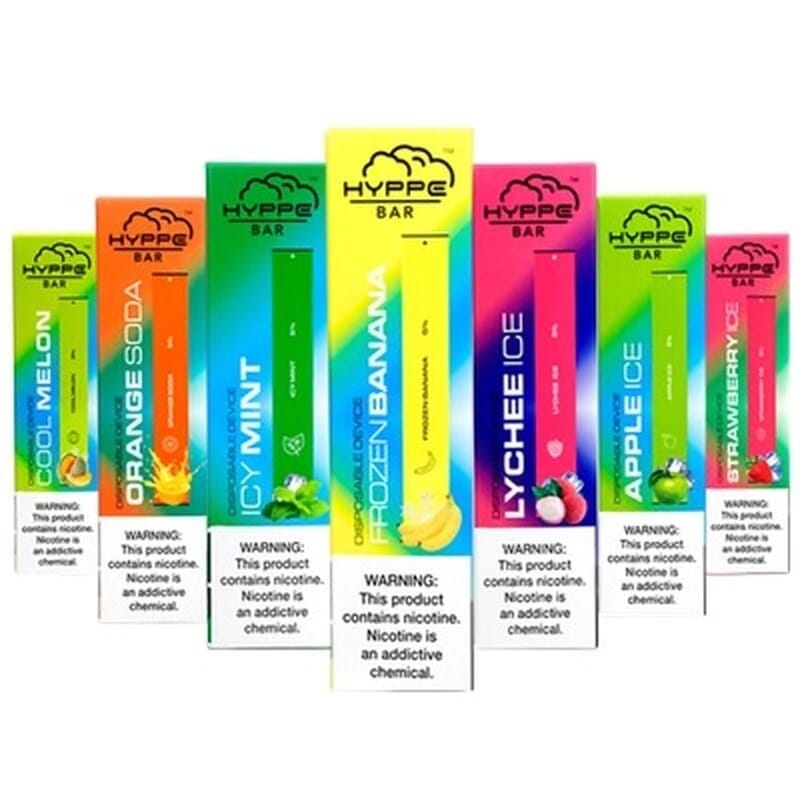 HYPPE BAR Disposable Device • 25 Flavors • Sale $5.99 | Flawless Vape Shop