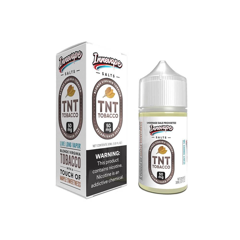 TNT Tobacco Innevape Salts 30mL | Flawless Vape Shop
