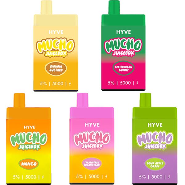 Mucho Hyve Disposable 5000 Puffs 12mL 50mg | Flawless Vape Shop